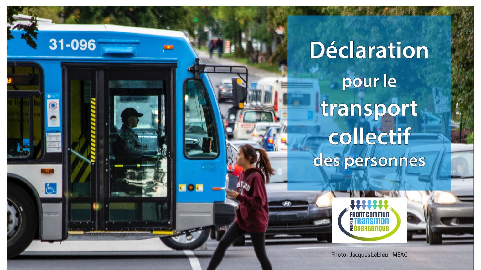 Communiqué - La Table transport du FCTÉ dévoile sa Déclaration pour le ...